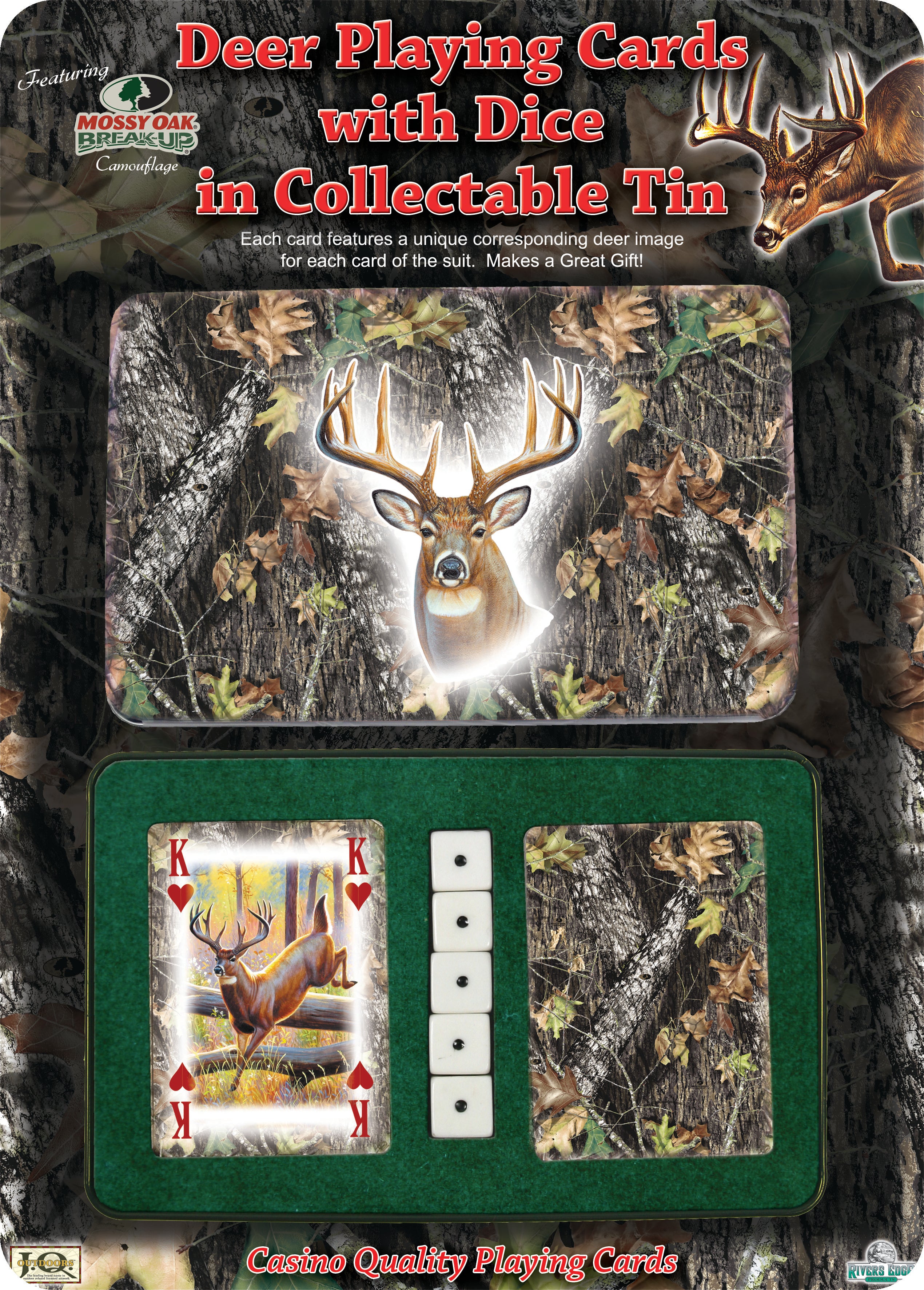 Ensemble jeux de cartes et dés à jouer - Rivers Edge – Ecotone